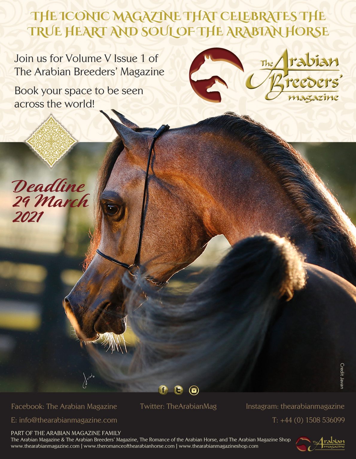 The Arabian Breeders' Magazine Volume V Issue I - 29 March deadline ...
