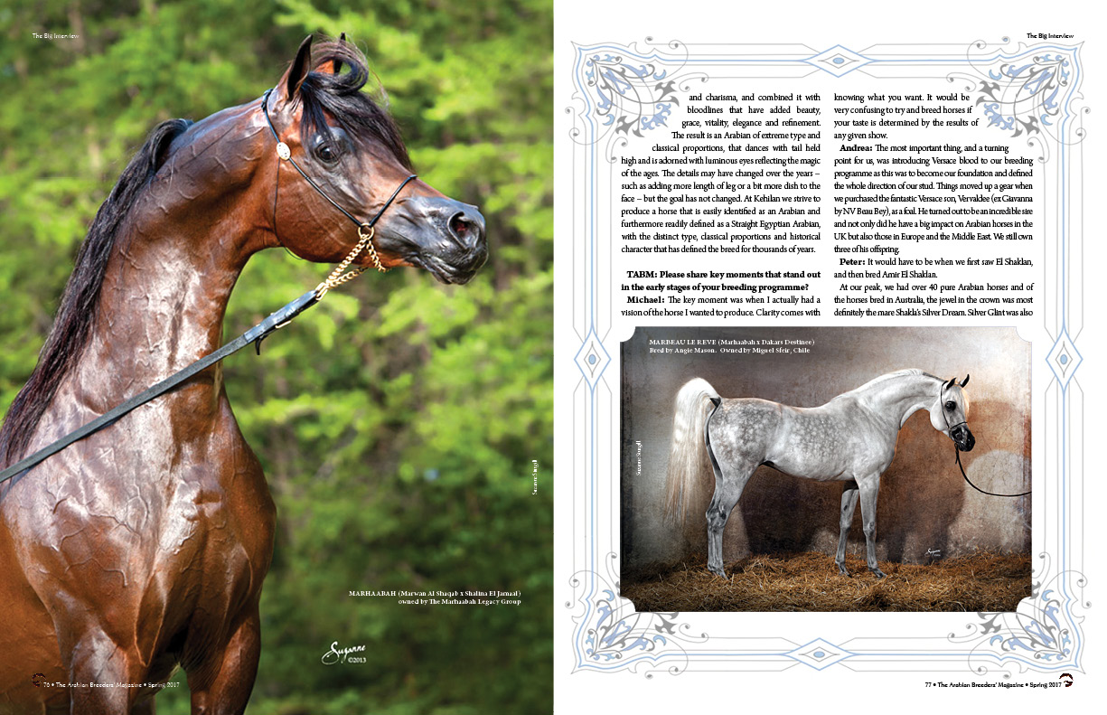 The Arabian Breeders' Magazine: The Breeders Interview - Chattooga ...