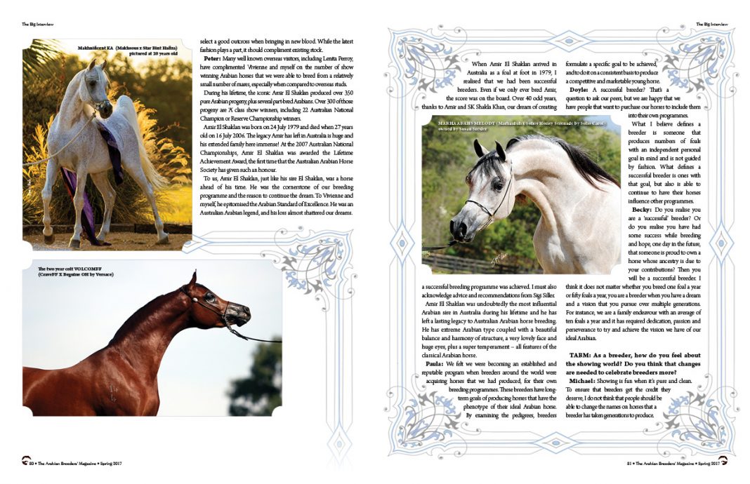 The Arabian Breeders' Magazine: The Breeders Interview - Kehilan ...